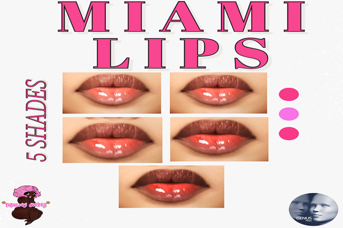 Second Life Marketplace Miami Lips 4165